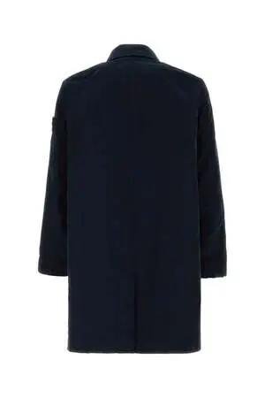 Stone Island Midnight Polyester Blend Trench Coat