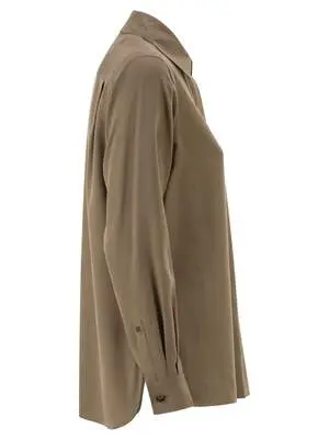 Max Mara Mxmsiamese Silk Canvas Shirt