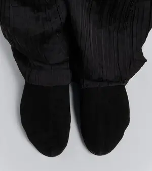 THE ROW Stellene Suede Slip-on Shoes
