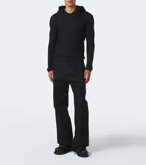 Rick Owens Knitted Cashmere-blend Hoodie