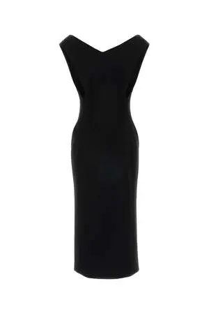 JIL SANDER Crepe Dress - Black