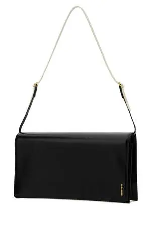 JIL SANDER Leather Medium File Shoulder Bag