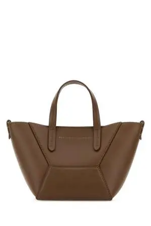 Brunello Cucinelli Mid Leather Handbag - Brown