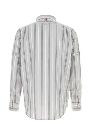 Thom Browne Embroidered Cotton Shirt