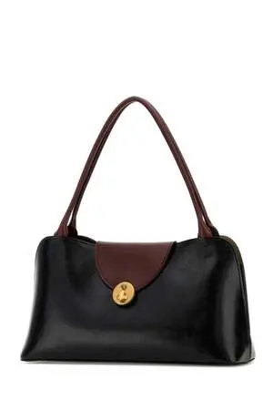 Versace Leather Medium Shoulder Bag