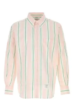 Thom Browne Embroidered Cotton Shirt - Multicolor