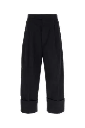 Thom Browne Cotton Wide-leg Pant - Blue