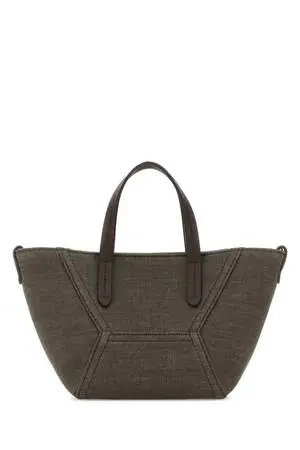 Brunello Cucinelli Olive Fabric Handbag - Green