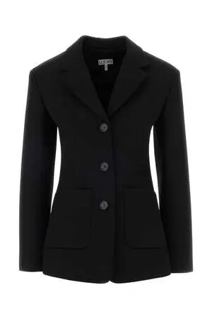 Loewe Wool Blend Blazer - Black