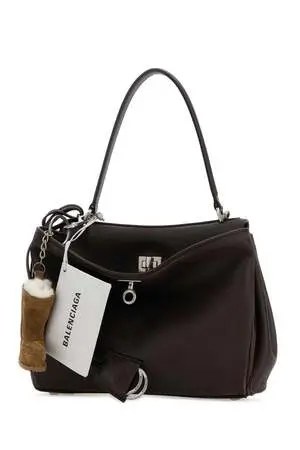 Balenciaga Dark Leather Small Rodeo Handbag