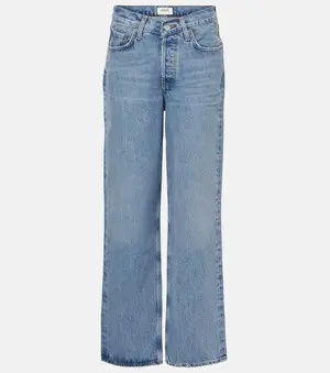 AGOLDE V-waist Baggy Straight Jeans