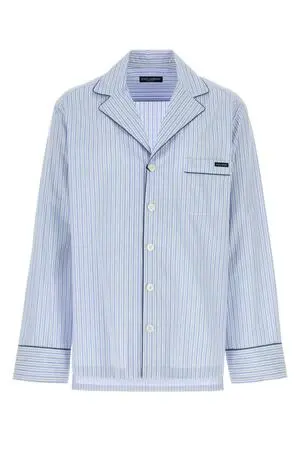 Dolce & Gabbana Embroidered Poplin Shirt - Multicolor