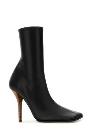 Alaïa Leather Ankle Boots
