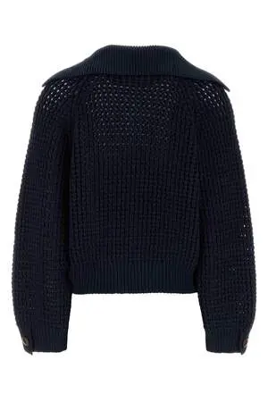 Brunello Cucinelli Cotton Blend Sweater - Blue