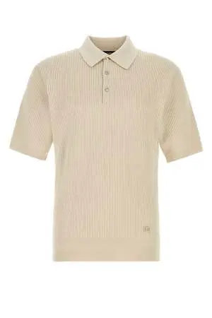 Dolce & Gabbana Sand Cotton Polo Shirt