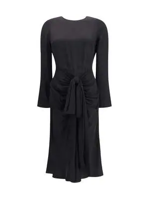Alaïa Draped Viscose Dress