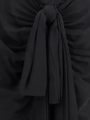 Alaïa Draped Viscose Dress