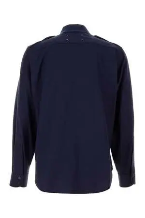 MAISON MARGIELA Navy Wool Shirt