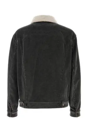 Fendi Dark Grey Velvet Jacket