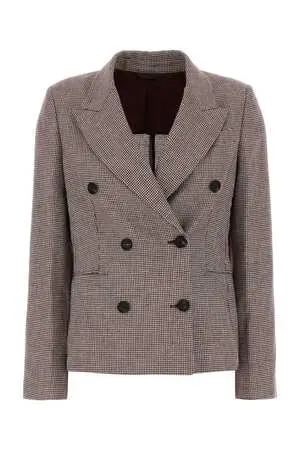 Brunello Cucinelli Embroidered Jersey Blazer - Multicolor