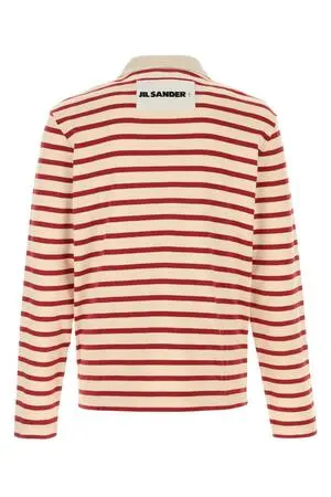 JIL SANDER Embroidered Cotton Polo Shirt