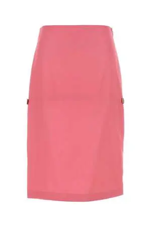 Fendi Fluo Viscose Blend Skirt - Pink