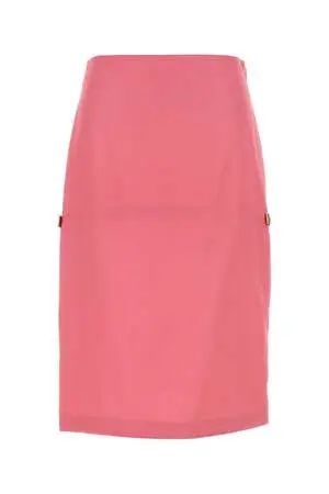 Fendi Viscose Blend Skirt - Pink