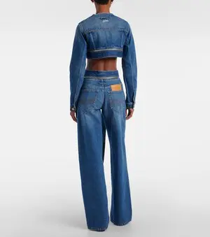 JEAN PAUL GAULTIER Cropped Denim Jacket