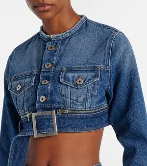 JEAN PAUL GAULTIER Cropped Denim Jacket