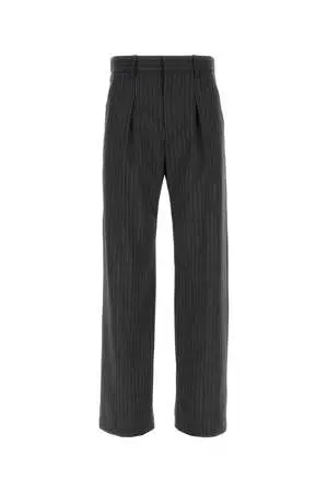 Isabel Marant Étoile Embroidered Wool Blend Lisetta Pant - Multicolor