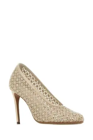FERRAGAMO Sand Mesh Sol 95 Pumps