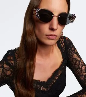 Dolce & Gabbana Embellished Sunglasses