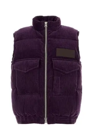 Sacai Corduroy Down Jacket - Purple