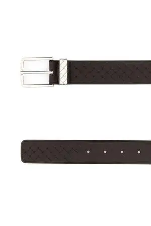 Bottega Veneta Dark Leather Belt