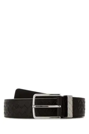 Bottega Veneta Woven Leather Belt - Brown