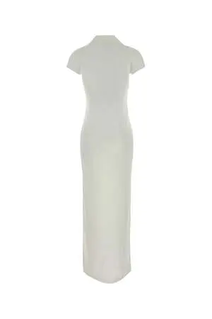 COURREGES Polyester Polo Dress - White