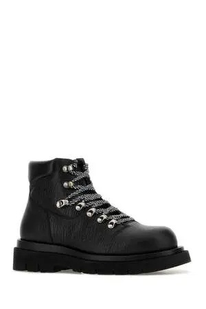 Bottega Veneta Leather Shark Ankle Boots