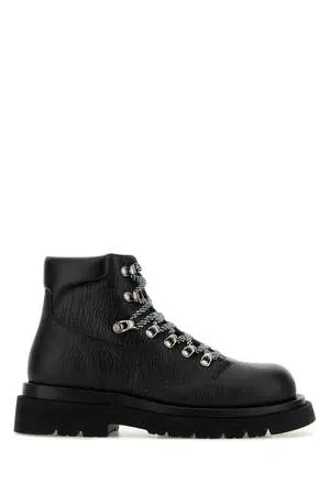 Bottega Veneta Leather Shark Ankle Boots