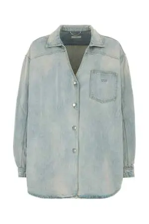 1989 STUDIO Denim Oversize Shirt - Blue