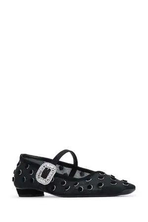 ROGER VIVIER Belle Vivier Embellished Mesh Babies - Multicolor