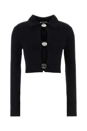 JIL SANDER Wool Cardigan - Black