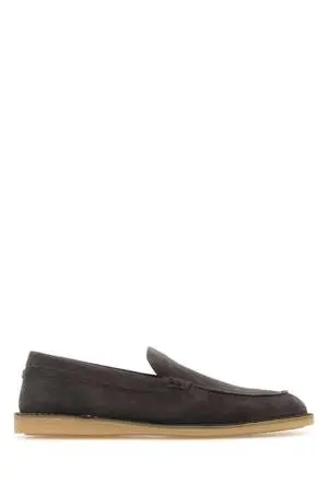 Dolce & Gabbana Dark Grey Suede New Florio Loafers