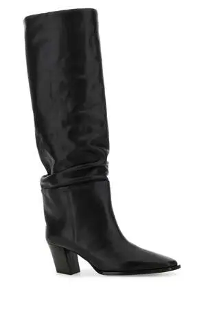 JIMMY CHOO Leather Hart 60 Boots