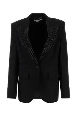 Stella McCartney Wool Embellished Blazer - Black