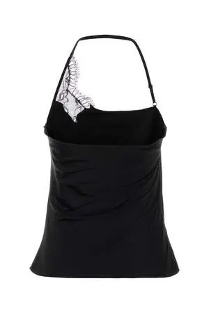 COURREGES Stretch Satin Top