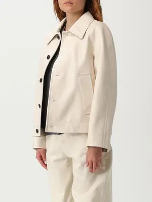 Bottega Veneta Lamb Skin Jacket - Cream