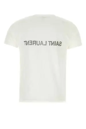 Saint Laurent Cotton T-shirt - White