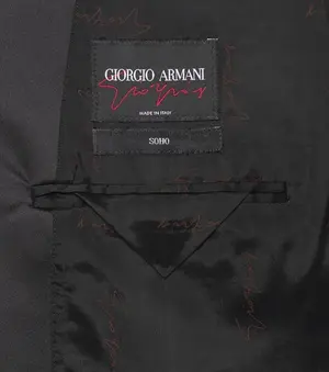 Giorgio Armani Virgin Wool Tuxedo Blazer