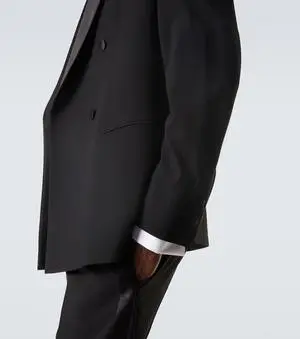 Giorgio Armani Virgin Wool Tuxedo Blazer