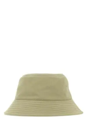 Burberry Khaki Cotton Bucket Hat